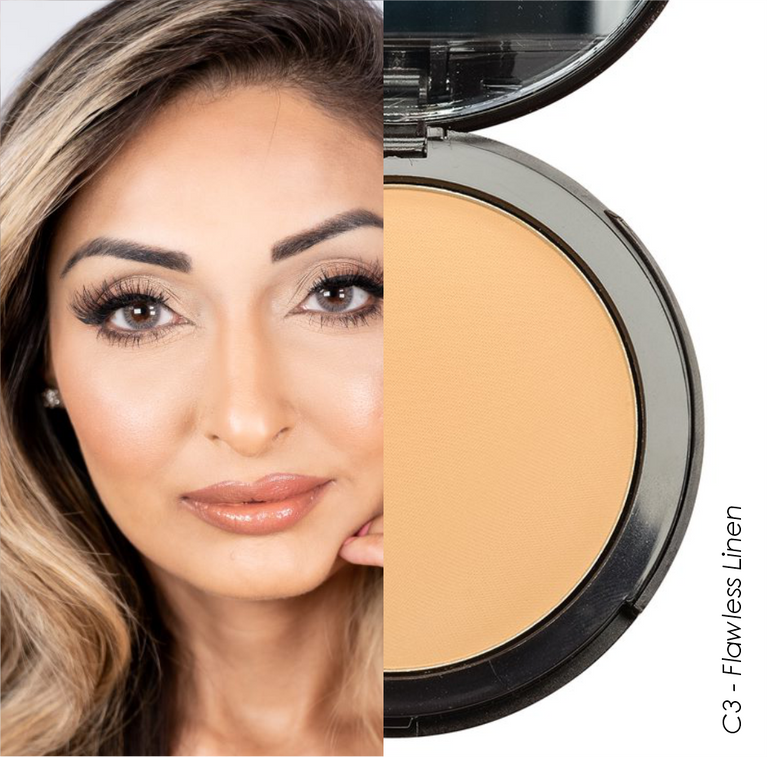 Dual Makeup Powder Foundation | Buildable Matte Coverage – Manna Kadar ...